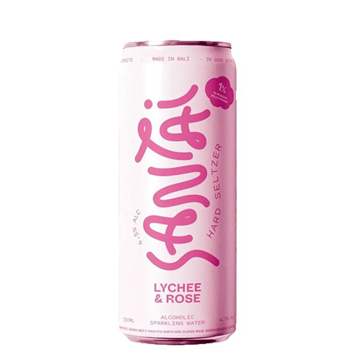Santai Lychee Rose (6 Pack) – The Boogaloo Bali