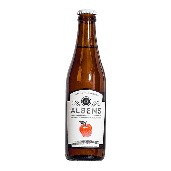 Albens Cider Strawberry (6 Pack) – The Boogaloo Bali
