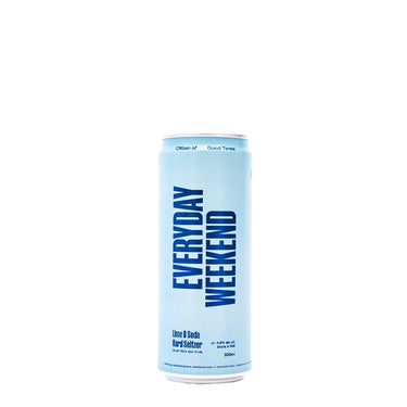 Everyday Weekend Seltzer Lime Soda (6 Pack) – The Boogaloo Bali