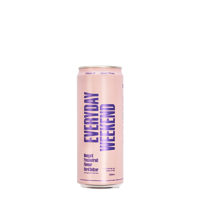 Everyday Weekend Seltzer Mango Passionfruit (6 Pack) – The Boogaloo Bali
